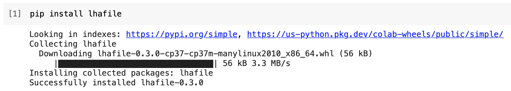 PythonでLZH形式のファイルを解凍したい | 仕事をうばわれたい！